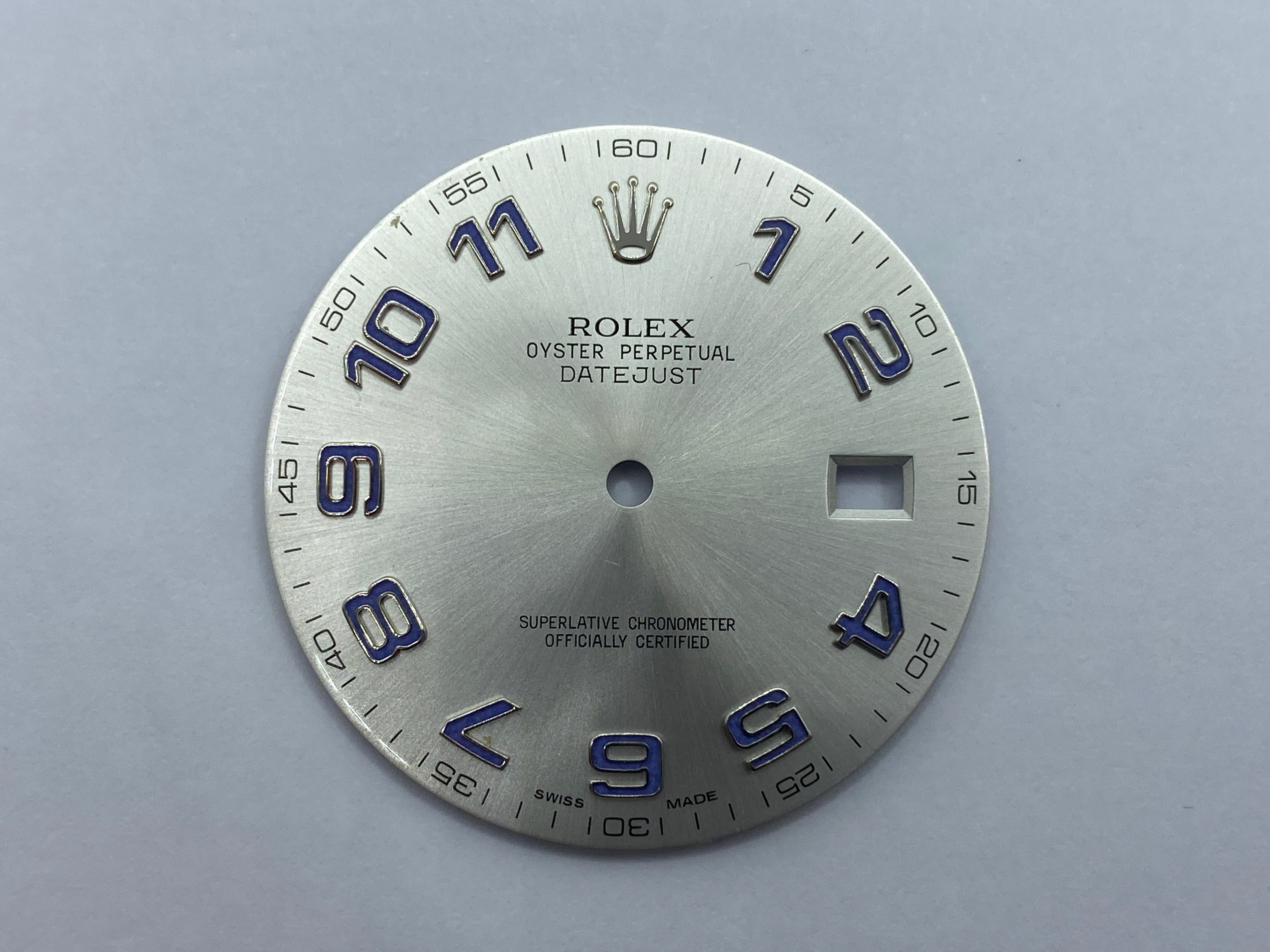 New Rolex Datejust II 41mm Arabic Numerals Blue Dial for ref. 116300 ...